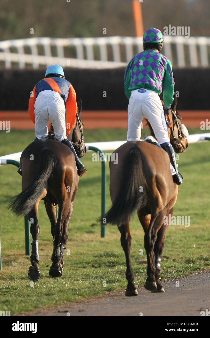 Runners and riders make their way to the start of the Sherwood Rangers ...