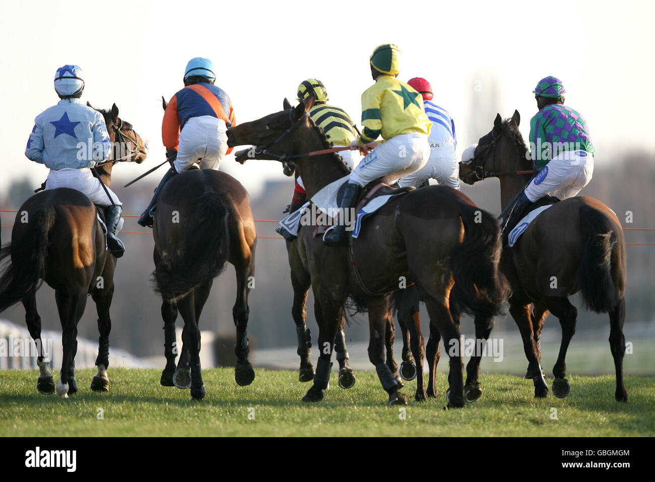 Horse Racing - Leicester Races Stock Photo - Alamy