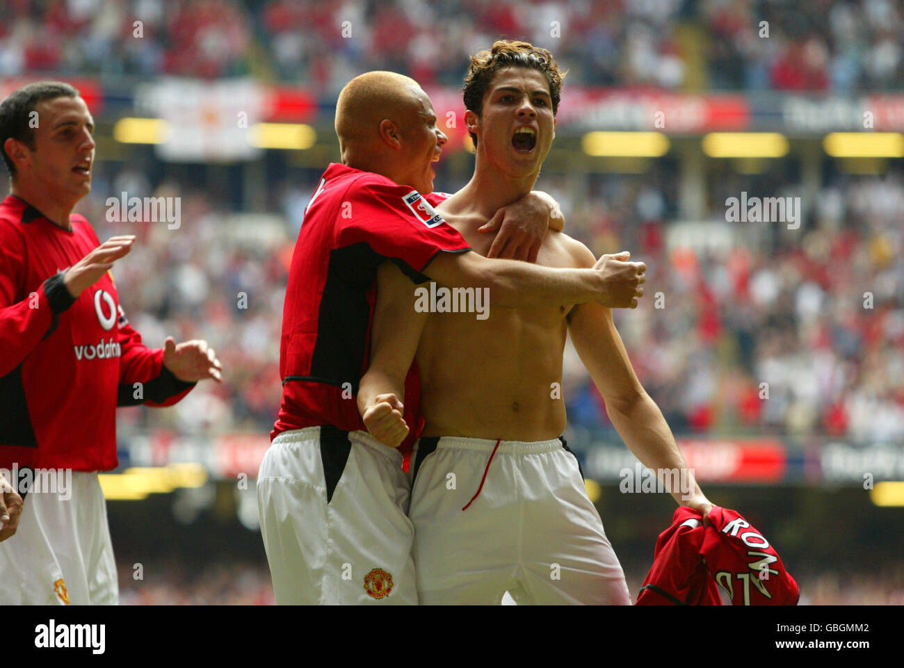 Soccer axa fa cup final manchester united v millwall hi-res stock ...