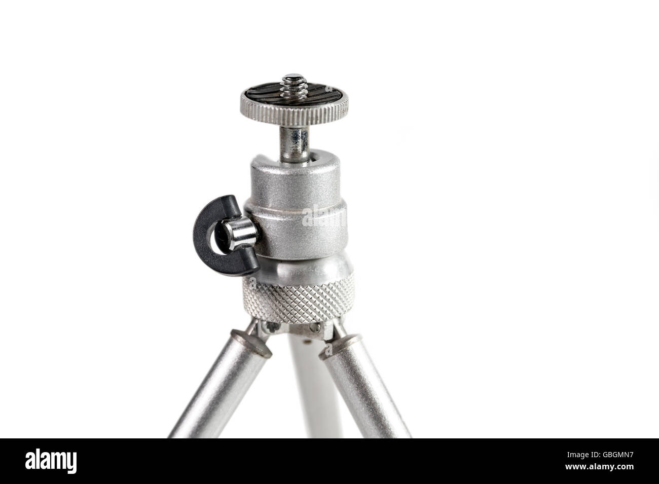 Small Table Tripod Close-Up Isolated on White Background Stock Photo ...