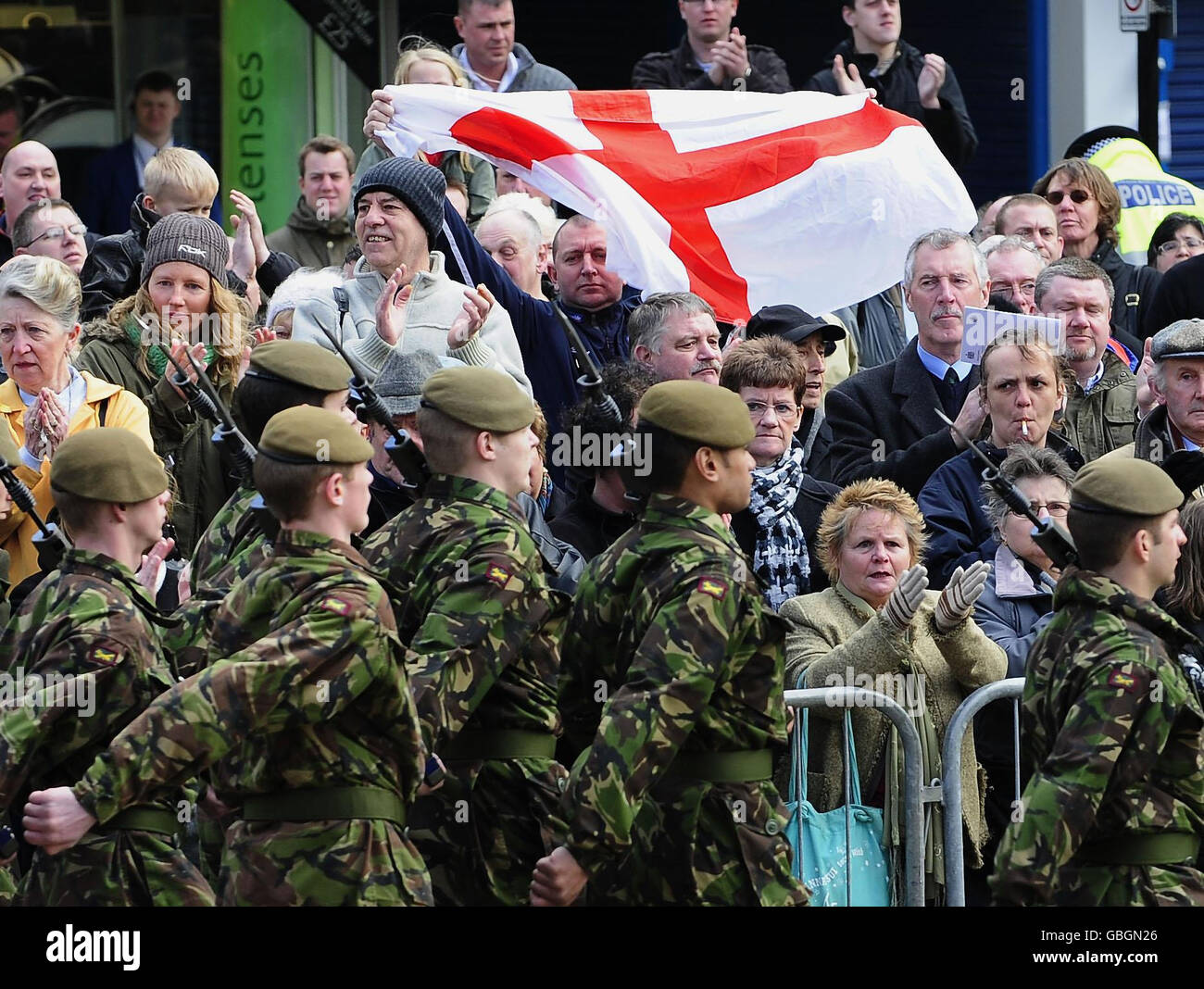 Duke of Lancaster's Regiment Parade Stock Photo - Alamy