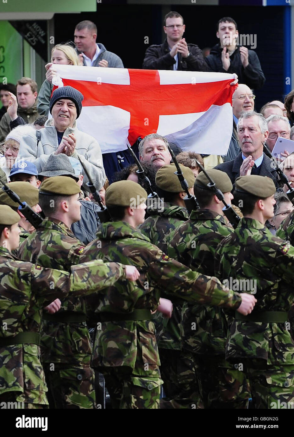 Duke of lancasters regiment march hi-res stock photography and images ...