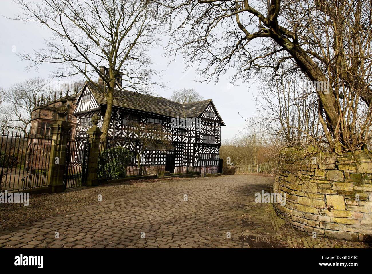 Hall i' th' Wood in Bolton. General view of Hall i' th' Wood in Bolton ...