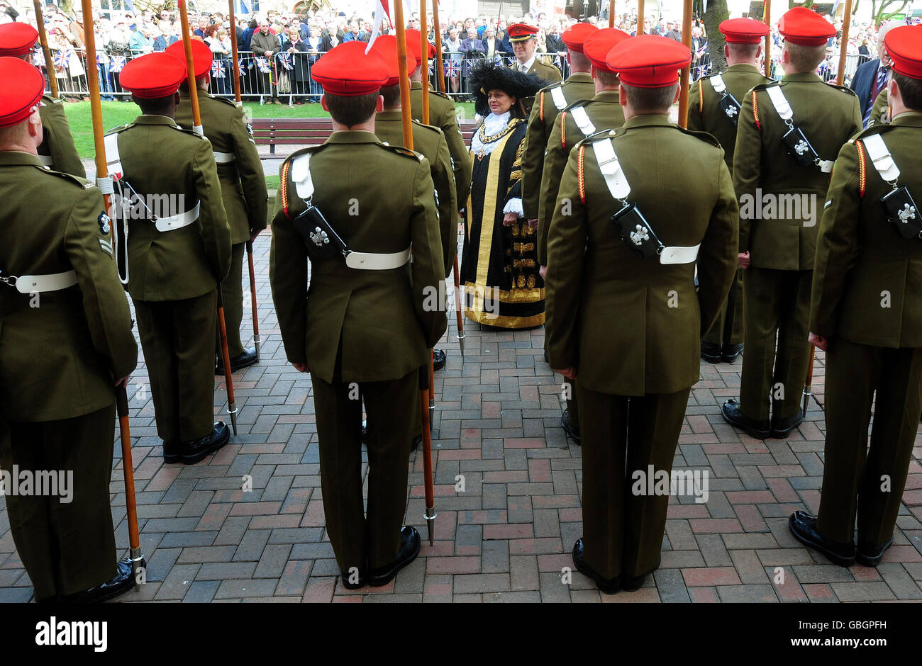 9th 12th royal lancers parade hi-res stock photography and images - Alamy