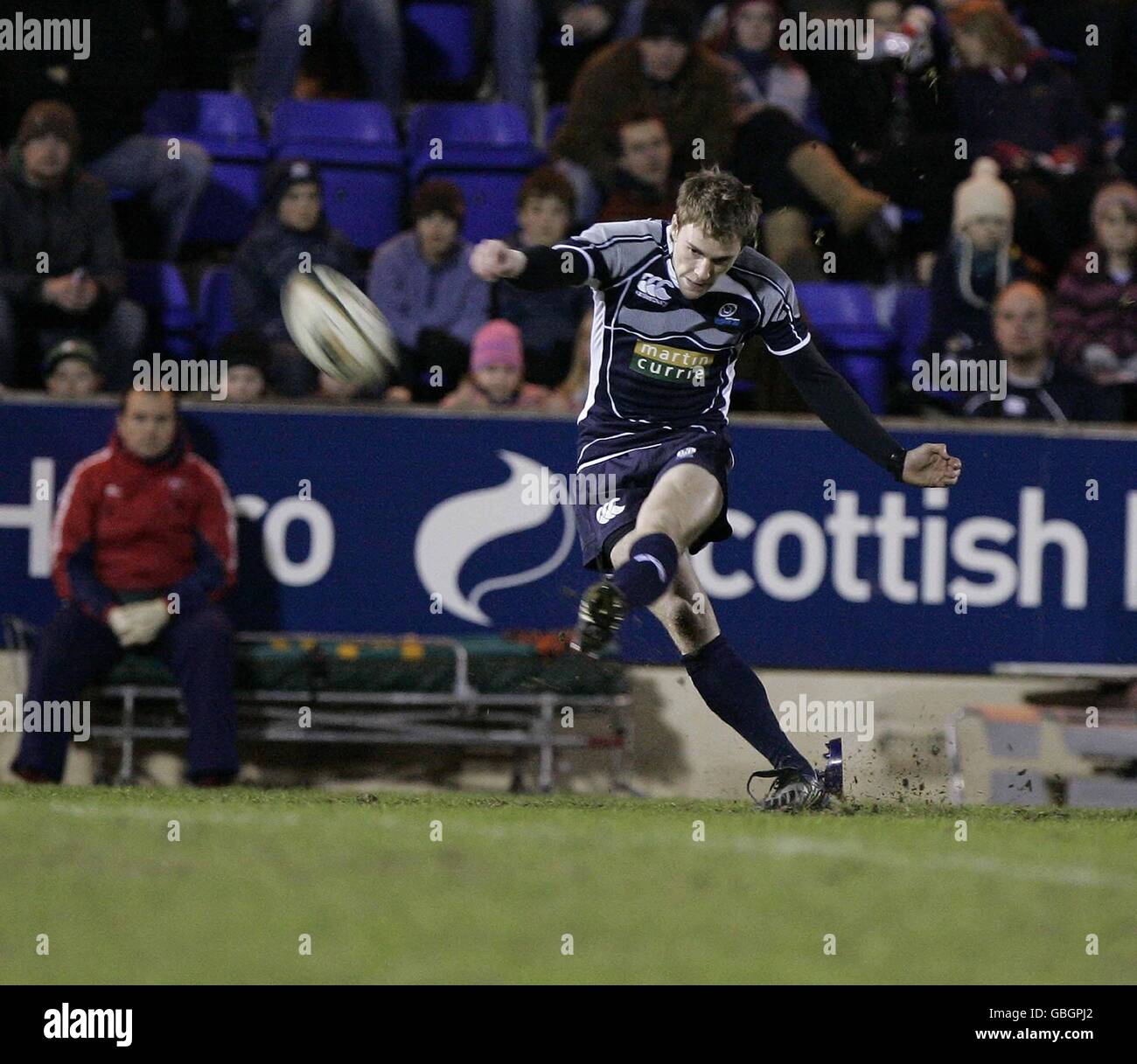 Scotlands robbie mcgowan kicks conversion under 20 match mcdiarmid park ...