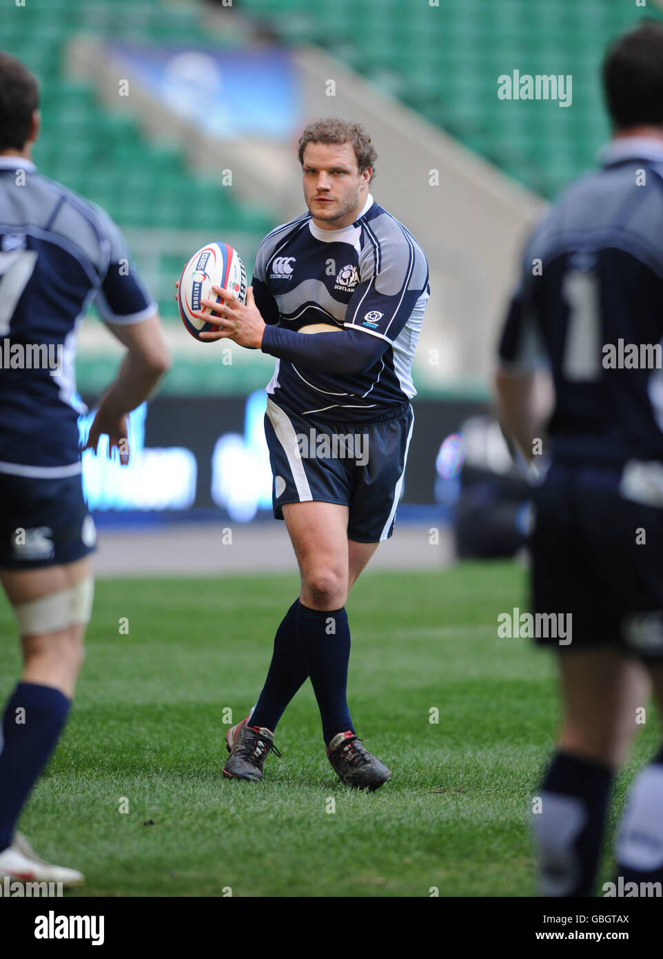 Rugby Union - Scotland Captain's Run - Twickenham. Scotland's Euan ...
