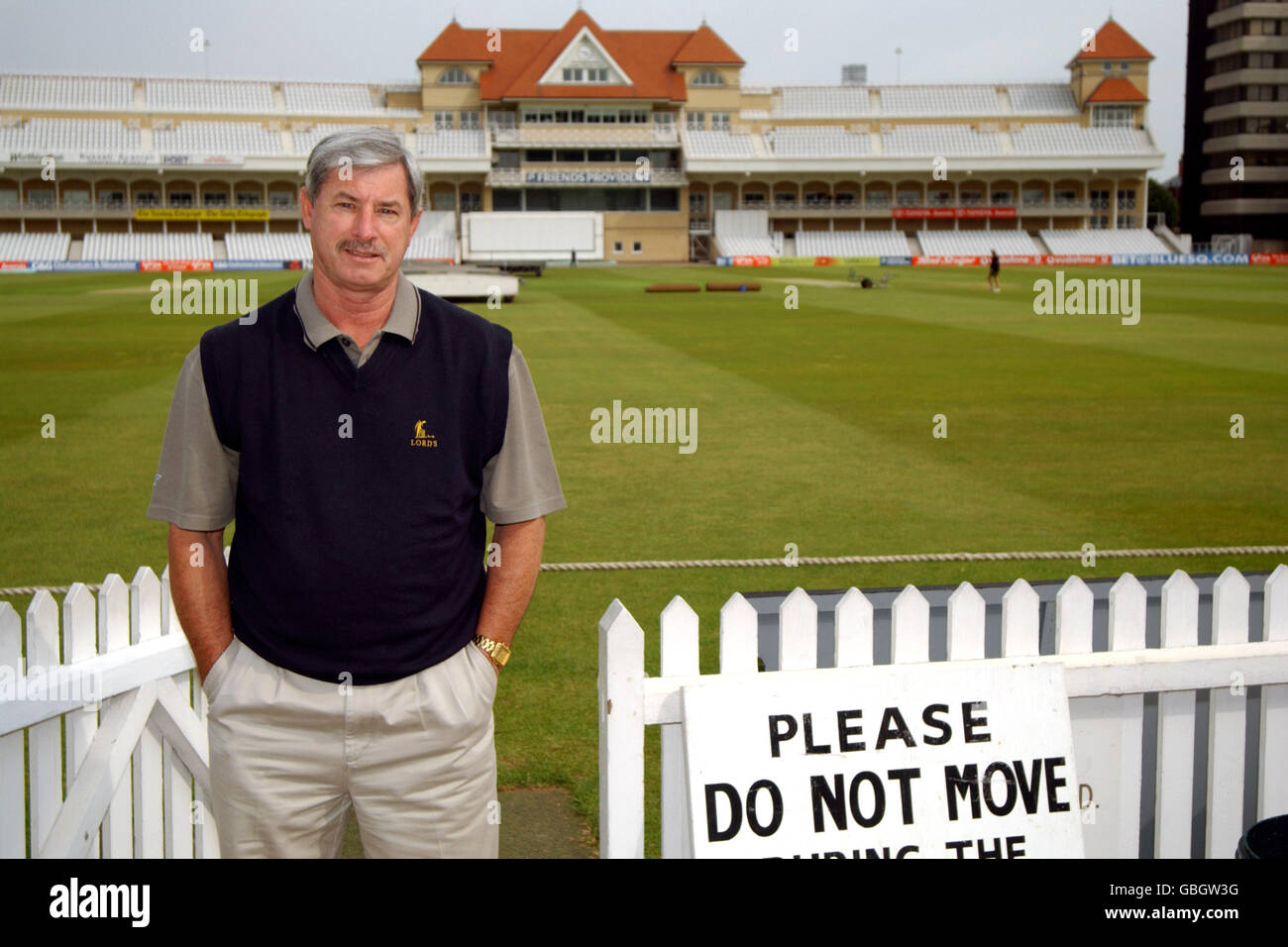 Cricket - Richard Hadlee Feature - Trent Bridge Stock Photo - Alamy
