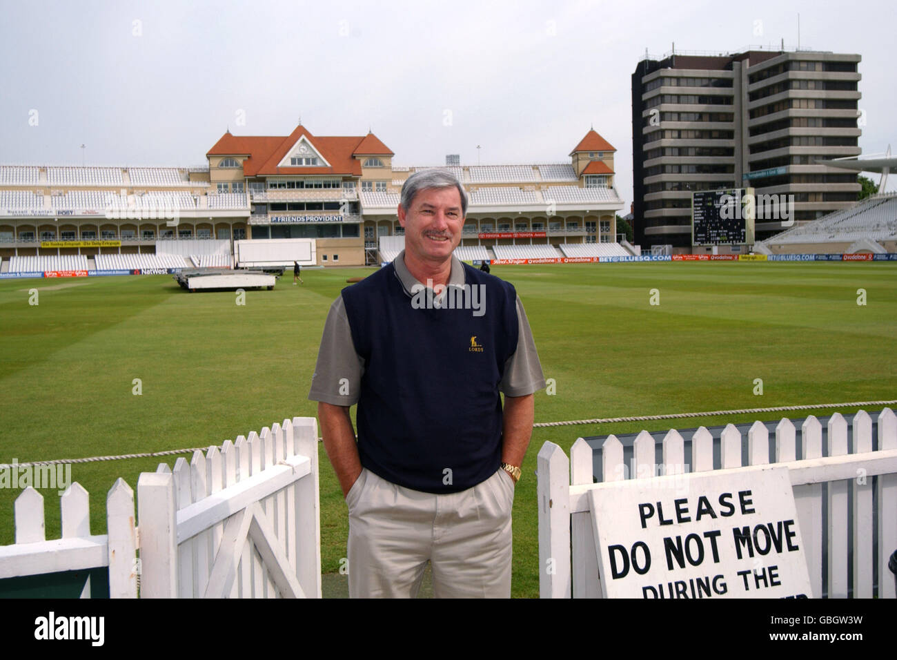 Former Nottinghamshire and New Zealand cricketer Richard Hadlee Stock ...