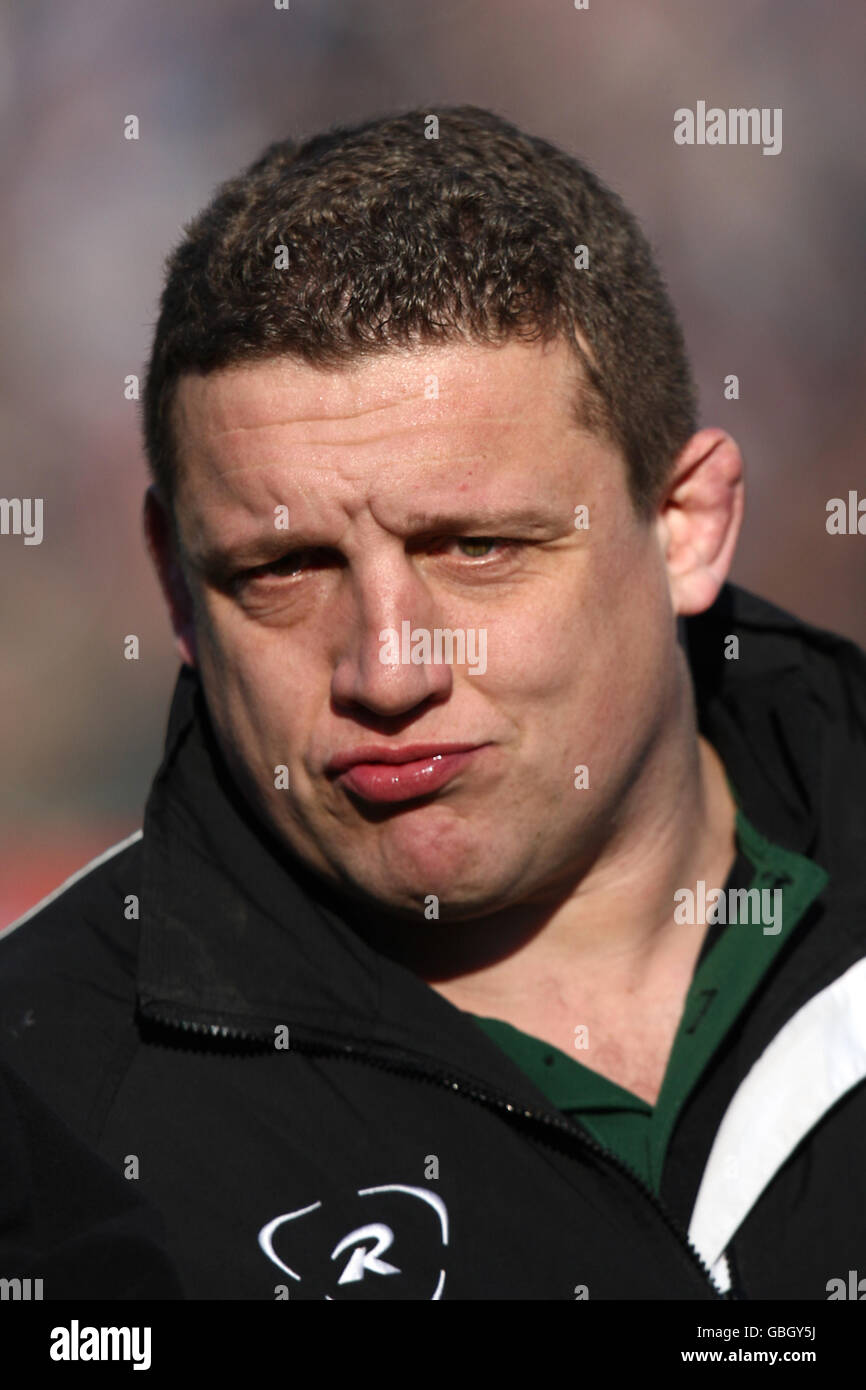 London Irish Head Coach Toby Booth High Resolution Stock Photography ...