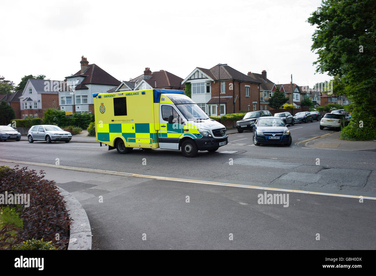 Emergency ambulance on call Stock Photo - Alamy