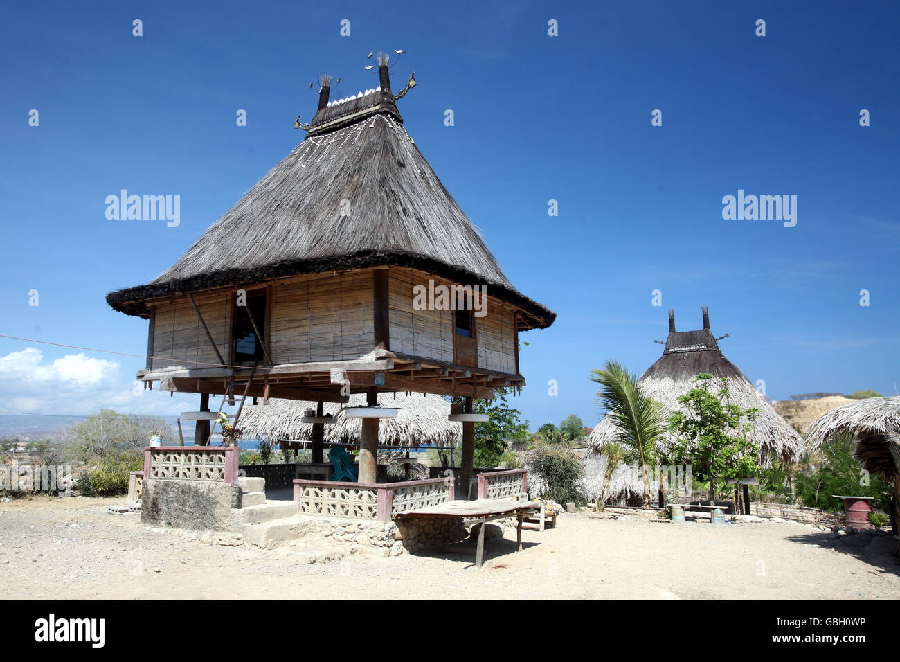 a traditional house at the village of Lospalos in the east of East ...