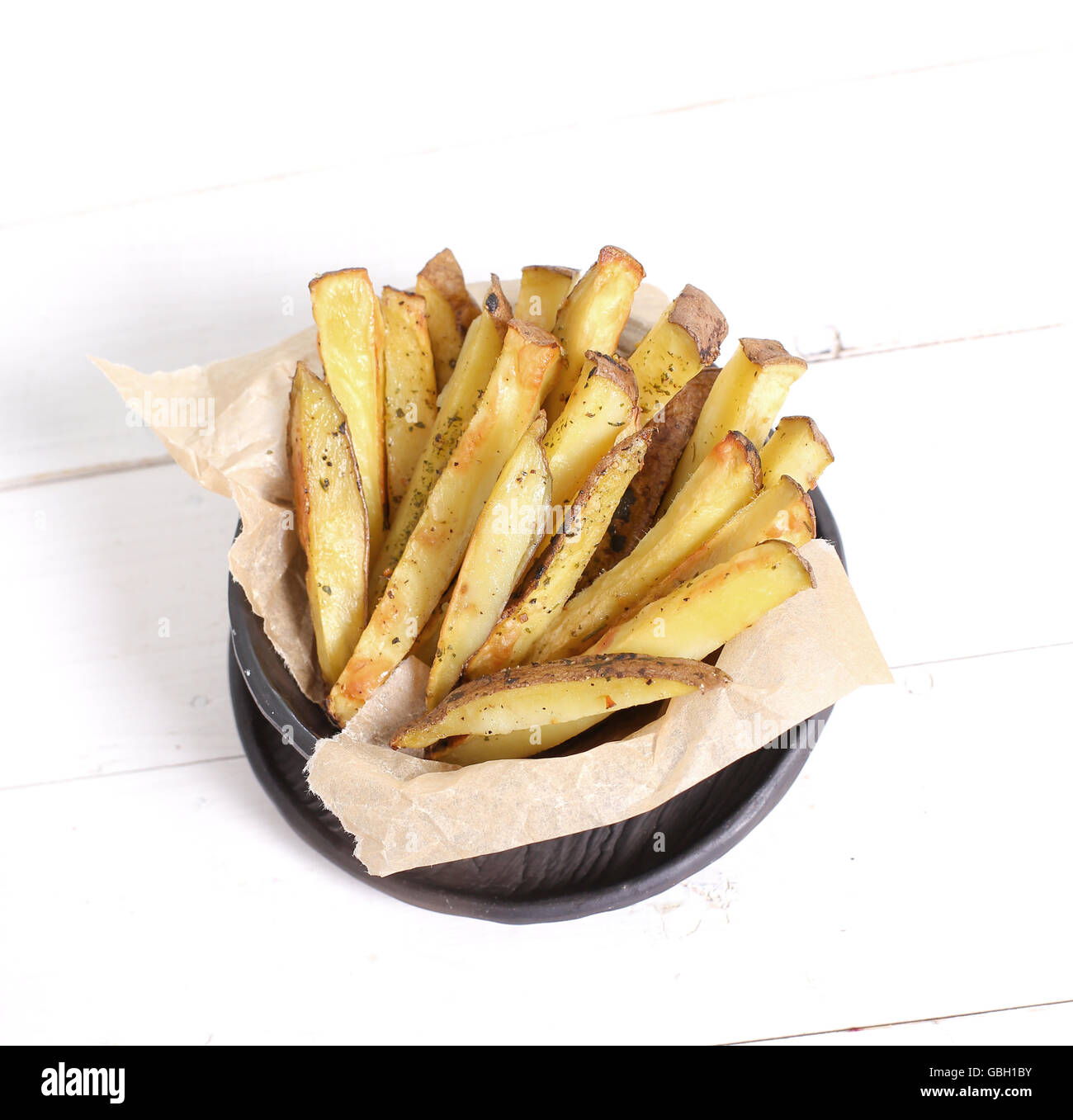 Bucket of french fries Cut Out Stock Images & Pictures - Alamy