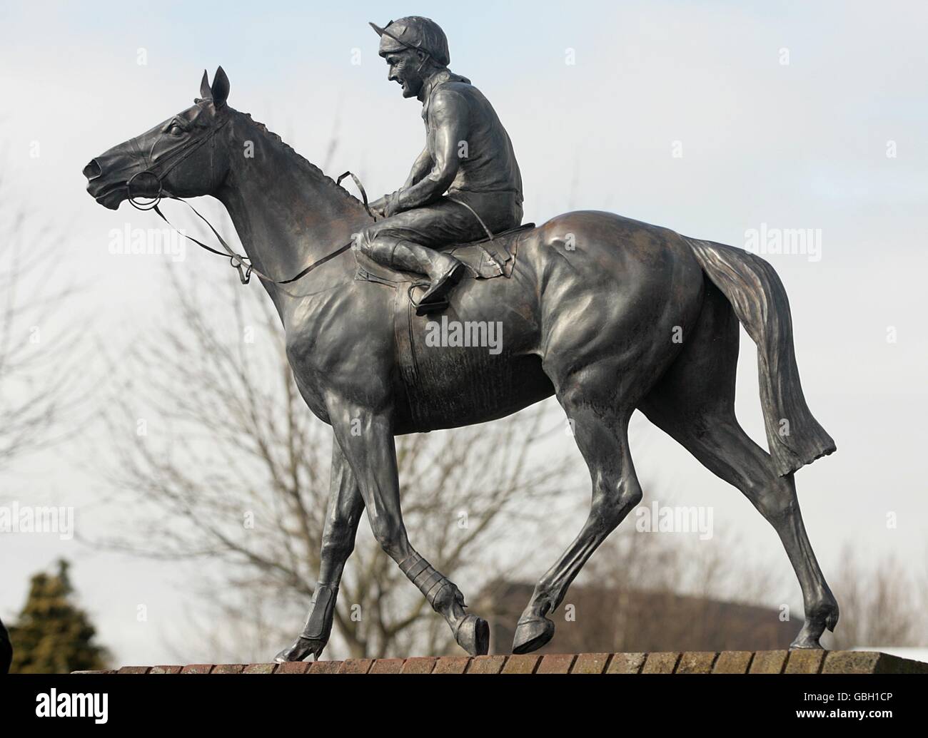 Dawn run statue at cheltenham racecourse hi-res stock photography and ...