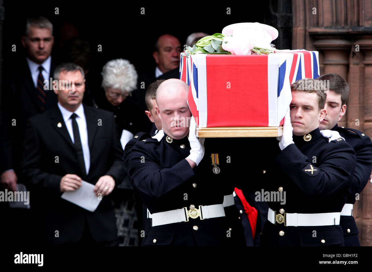 Funeral of marine michael laski hi-res stock photography and images - Alamy