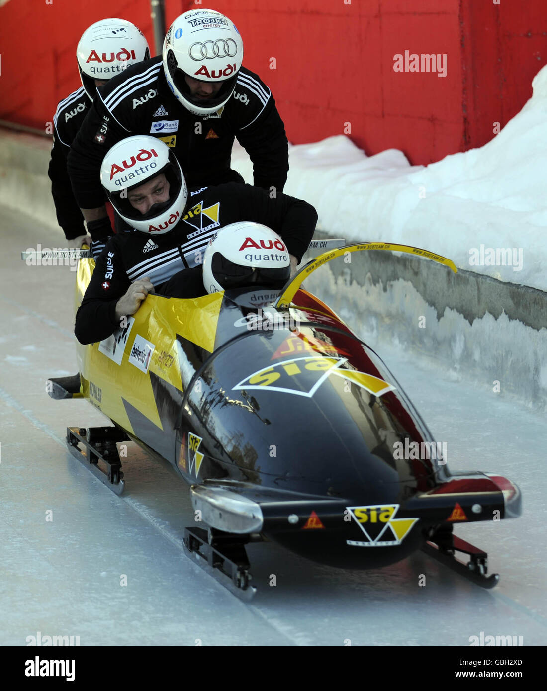 Swiss bobsleigh hi-res stock photography and images - Alamy