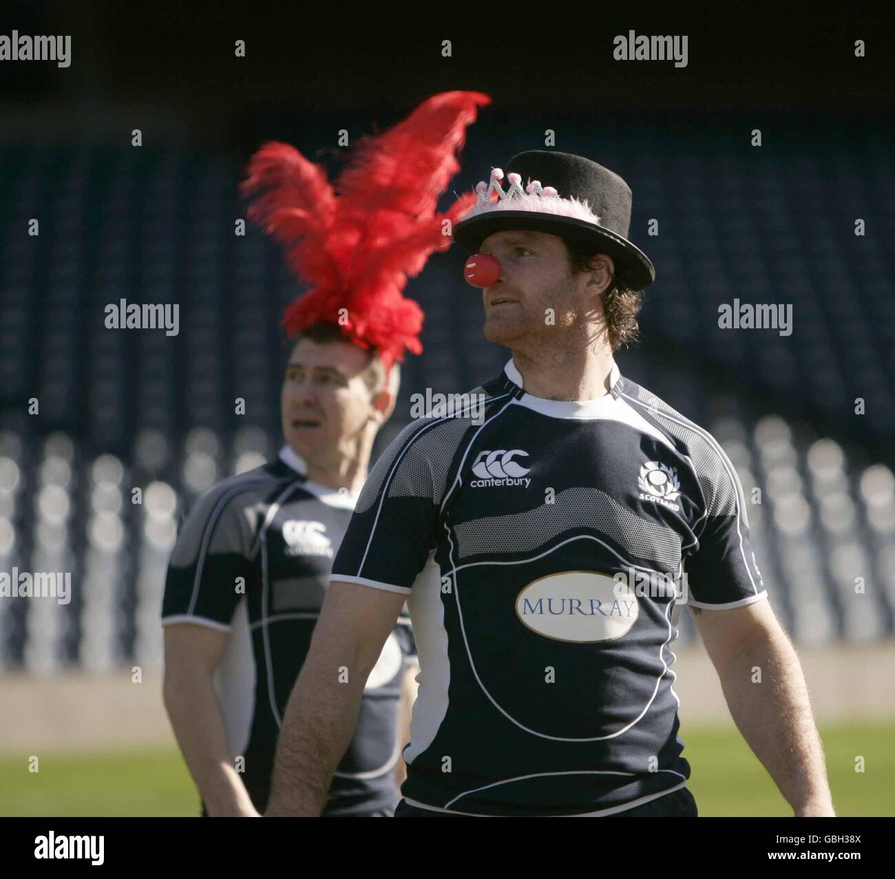 Scotland's Ryan Krause (left) and Matt Mustchin (right) in aid of Comic ...