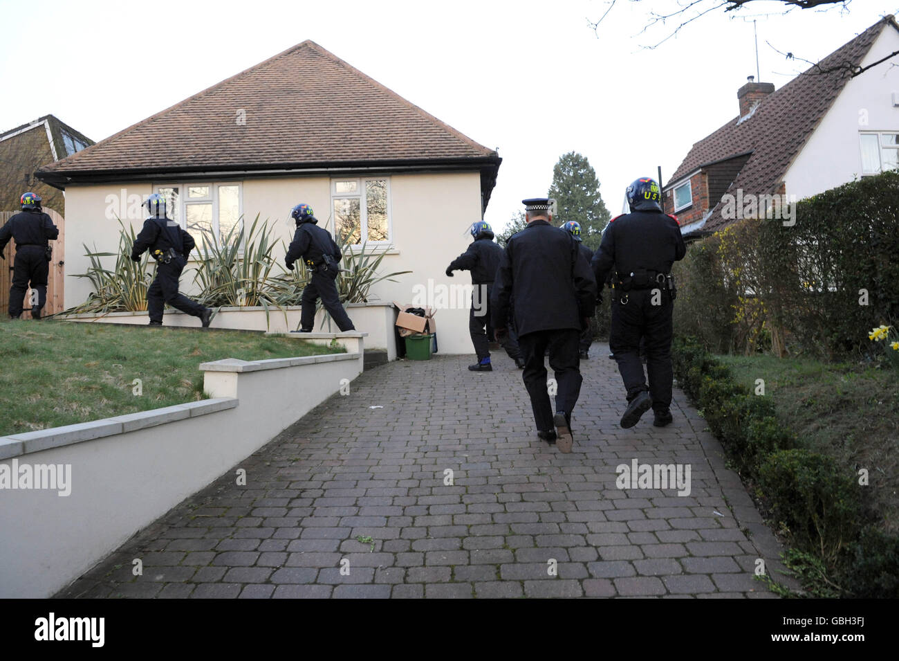 Early morning raid Stock Photo - Alamy