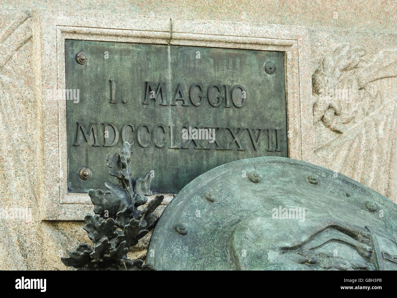 Maggio statue at San Mark square Venice - San Marco Stock Photo - Alamy