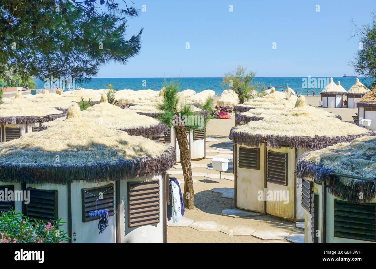 The Beach of Lido in Venice Stock Photo - Alamy