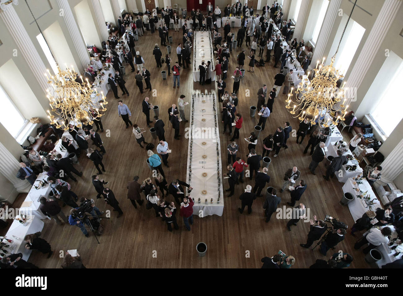 Champagne Bureau Annual Tasting event Stock Photo - Alamy