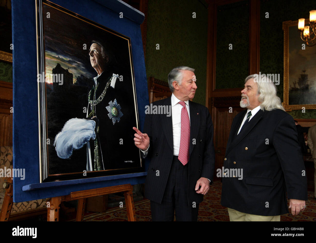 Lord David Steel portrait Stock Photo - Alamy
