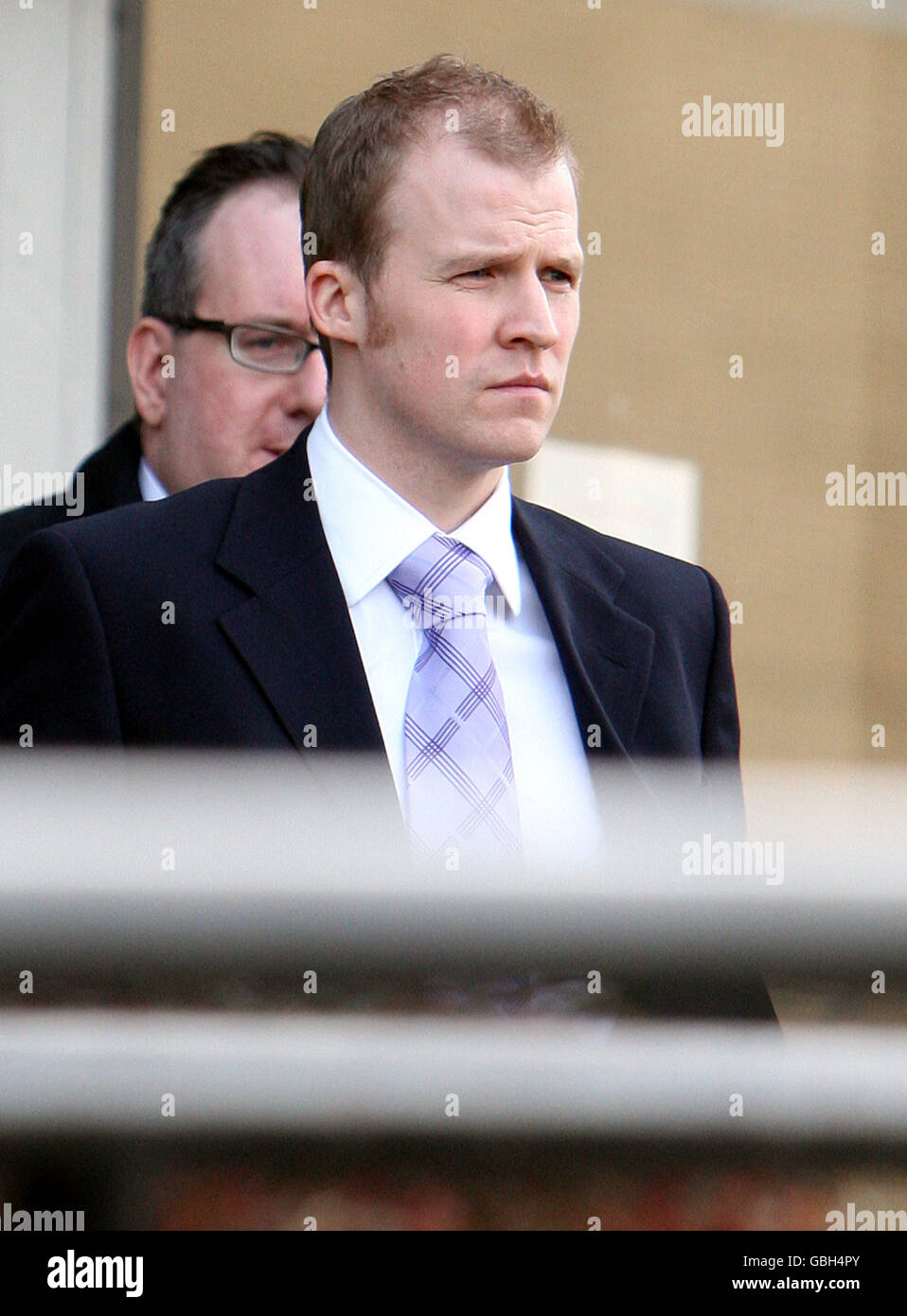 PC Thomas Hart leaves Middlesbrough Magistrates Court, where he is ...