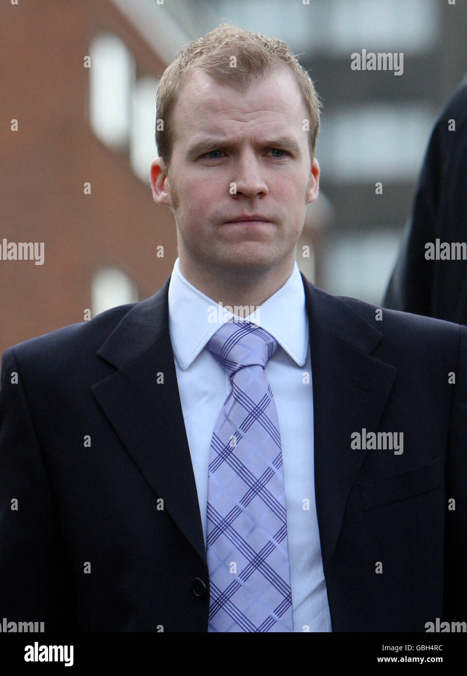 PC Thomas Hart leaves Middlesbrough Magistrates Court, where he is ...