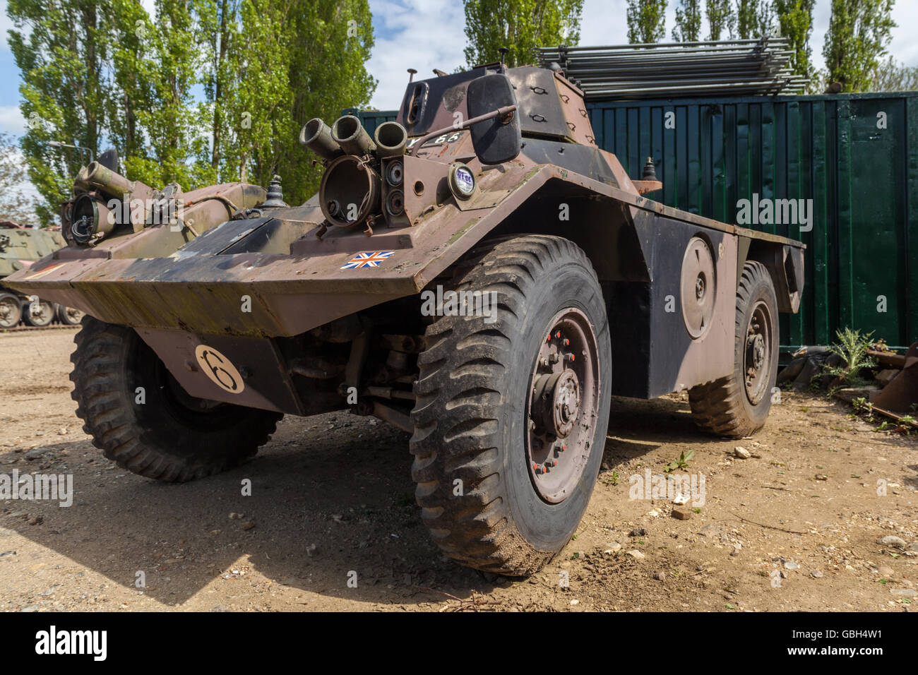 armoured vehicle at norfolk tank museum Stock Photo - Alamy