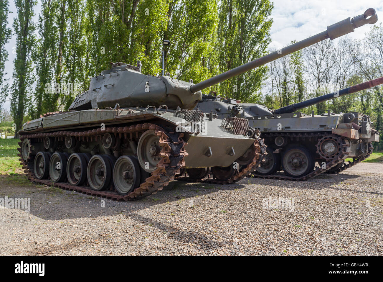 armoured vehicle at norfolk tank museum Stock Photo - Alamy