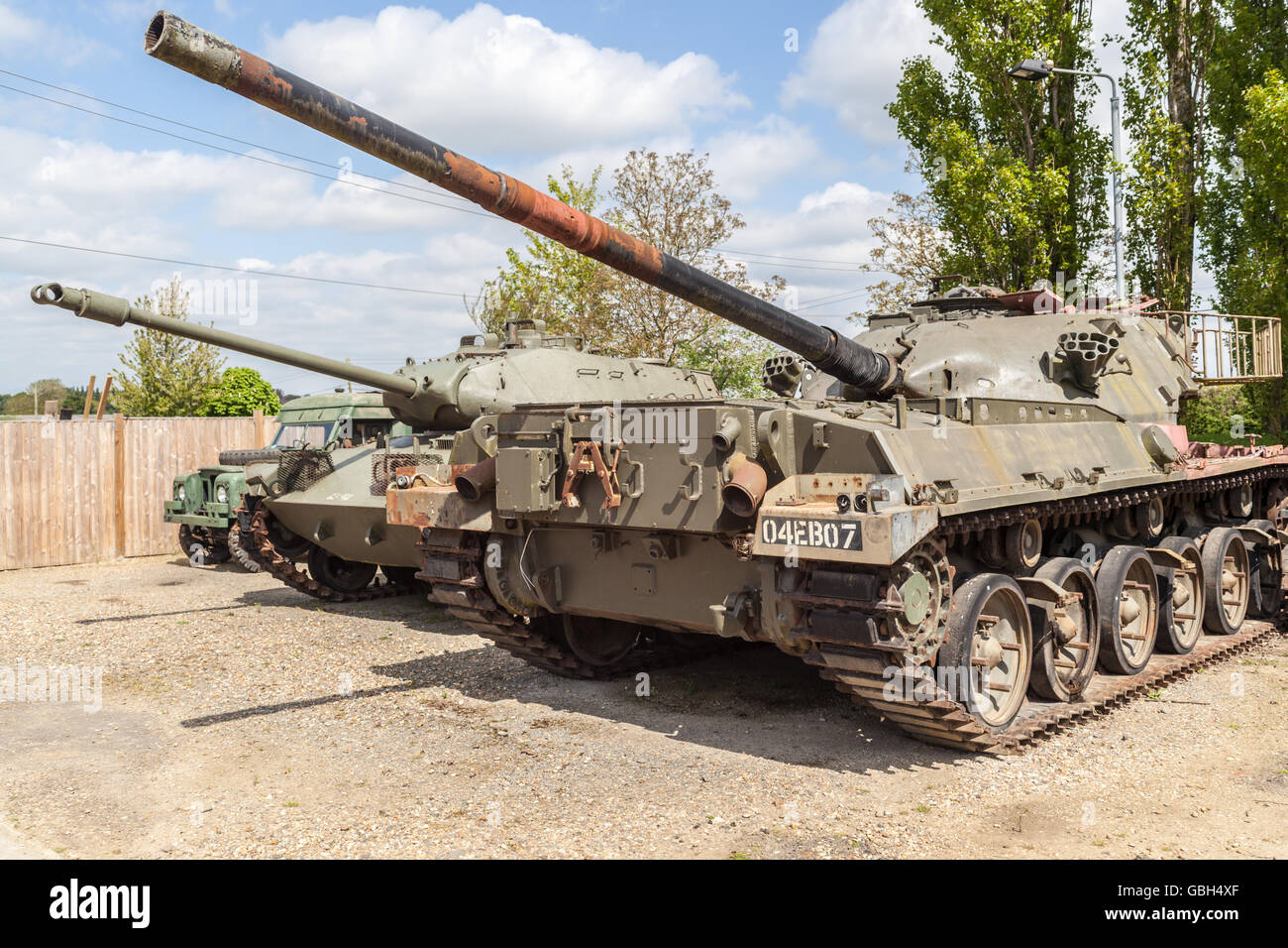 armoured vehicle at norfolk tank museum Stock Photo - Alamy