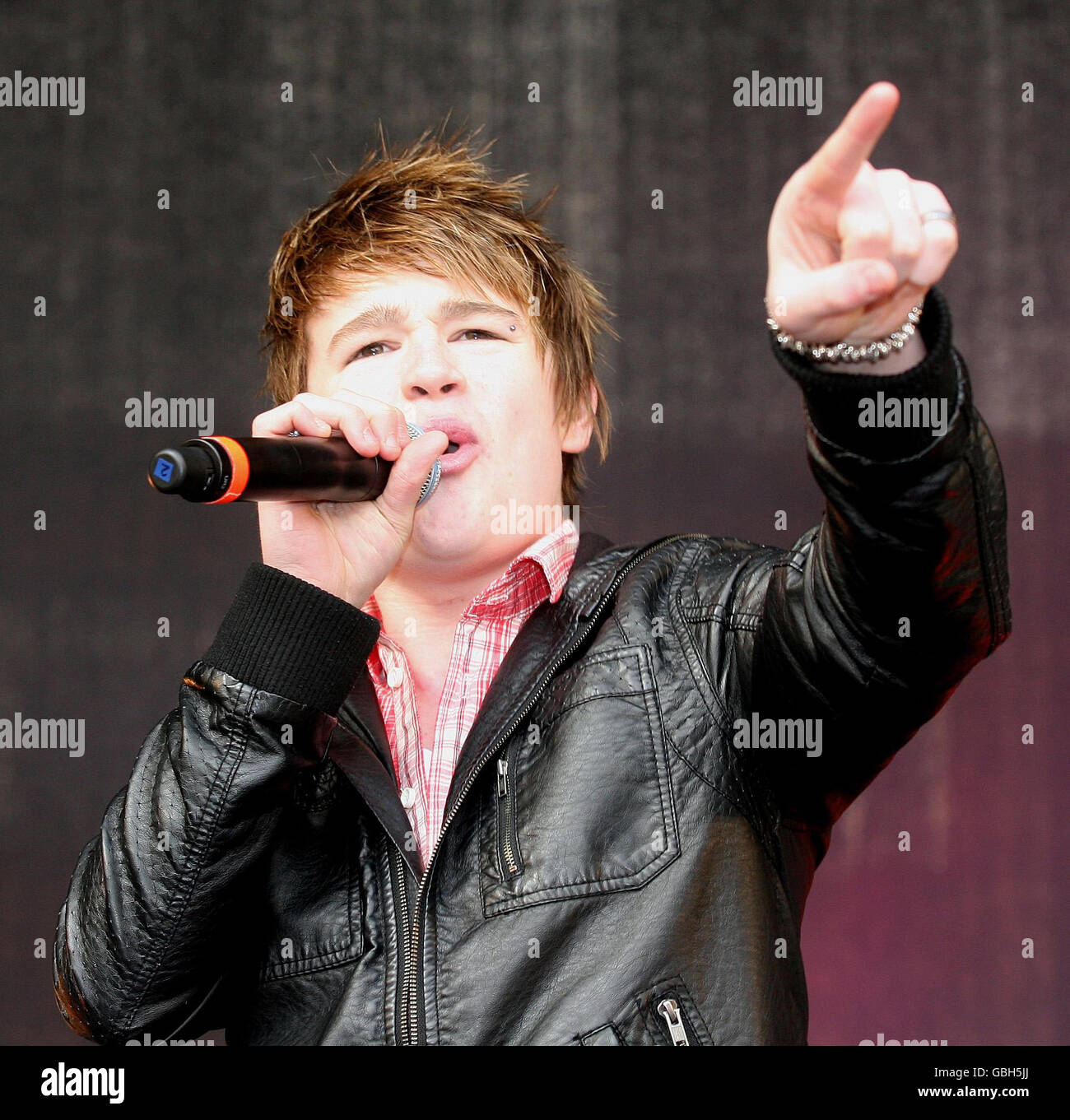 X Factor Finalist Eoghan Quigg performs during the St Patricks Day ...