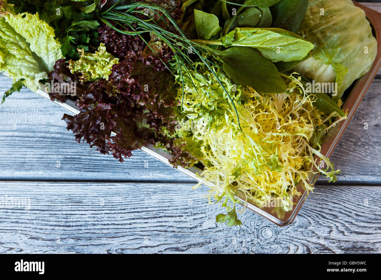 Frisee lettuce hi-res stock photography and images - Alamy