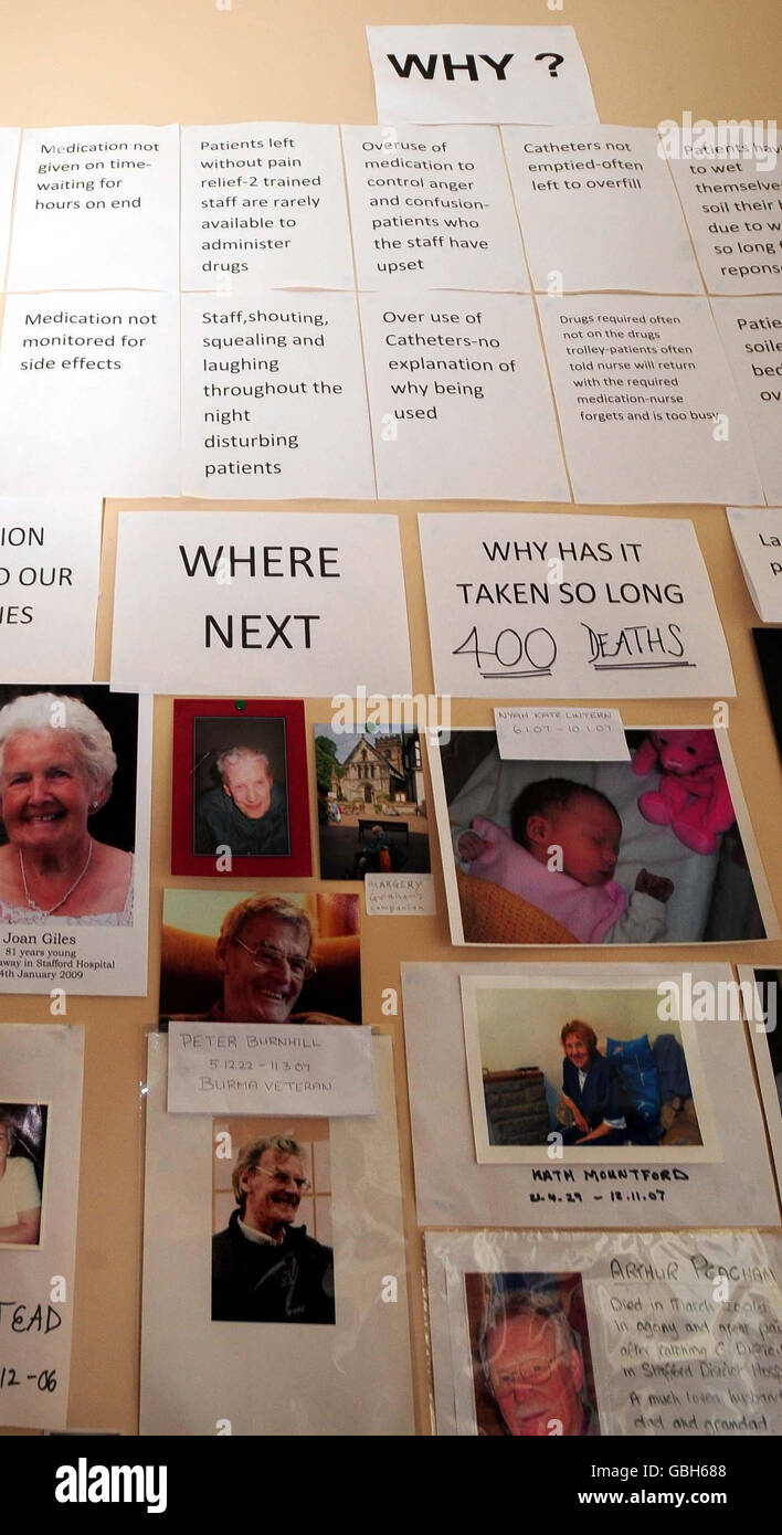 RETRANSMITTED WITH CORRECT CAPTION A tribute wall made by family ...