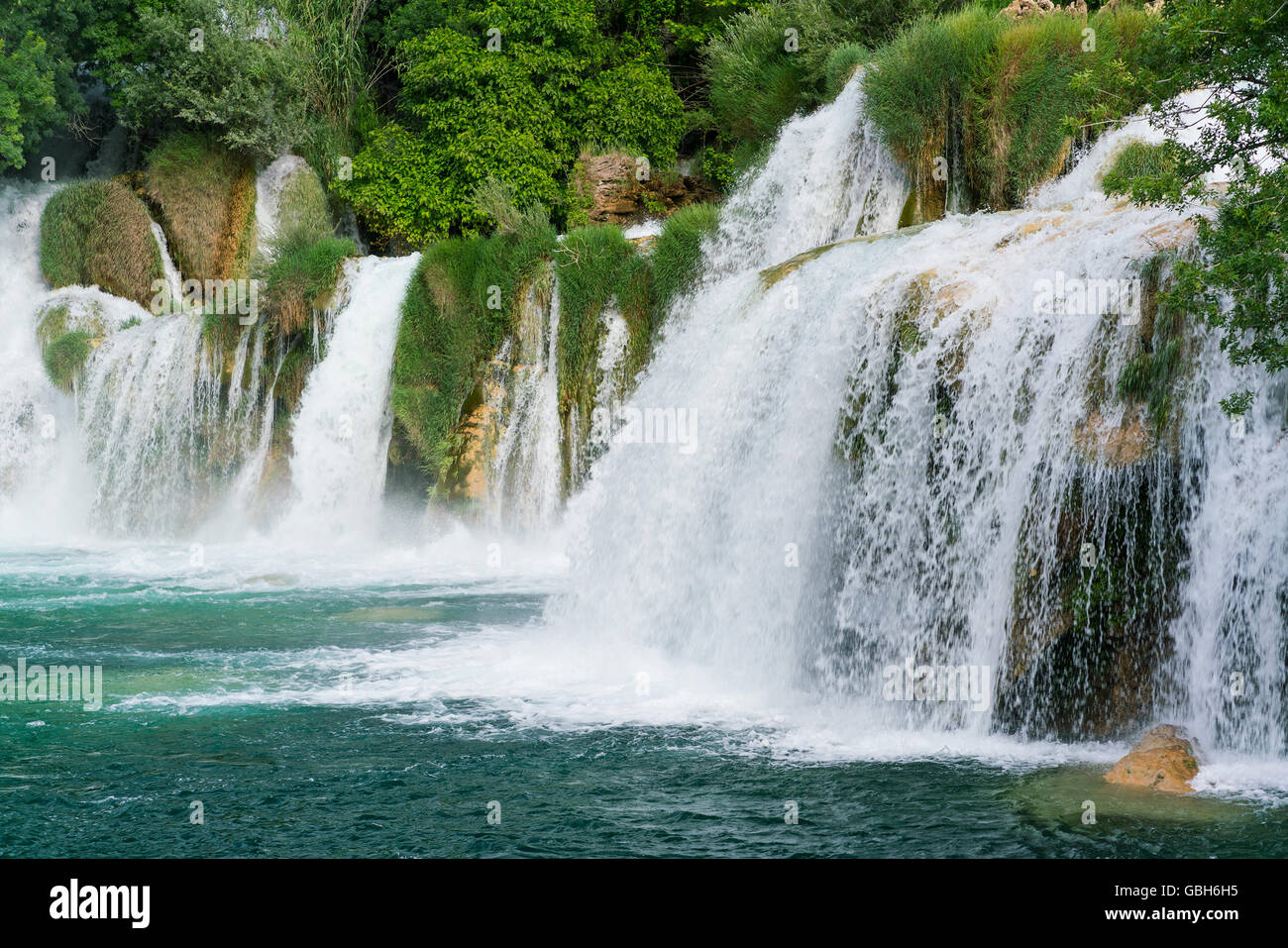 Waterfalls at Krka National Park Stock Photo - Alamy