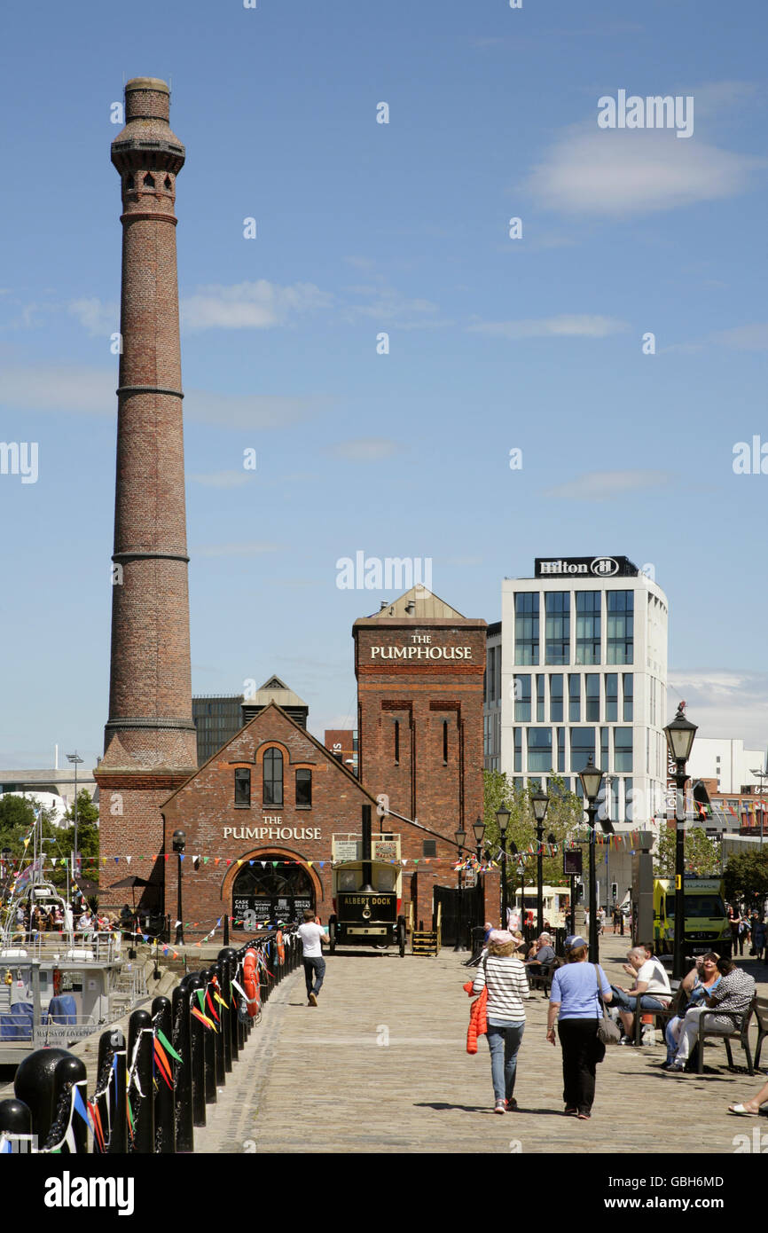 The Pump House, Albert Dock, Liverpool, UK Stock Photo - Alamy