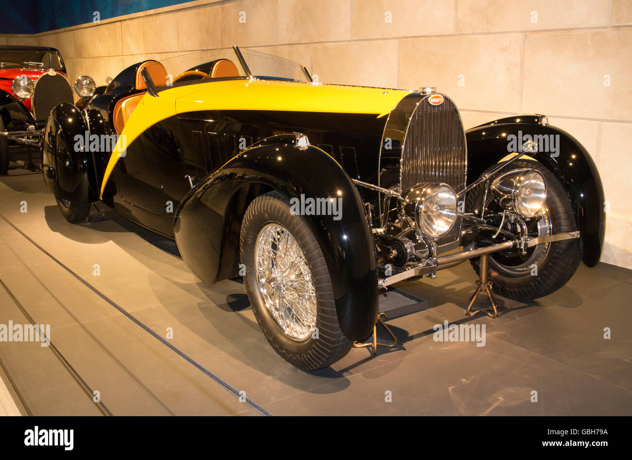A 1934 Bugatti Type 57 Roadster 'Grand Raid' Gangloff at the Louwman ...