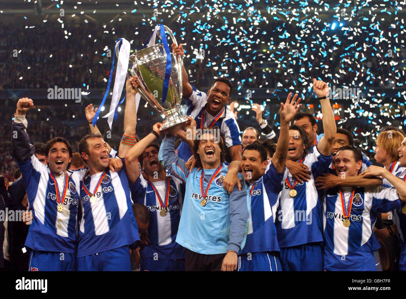 Soccer - UEFA Champions League - Final - Monaco v FC Porto Stock Photo ...