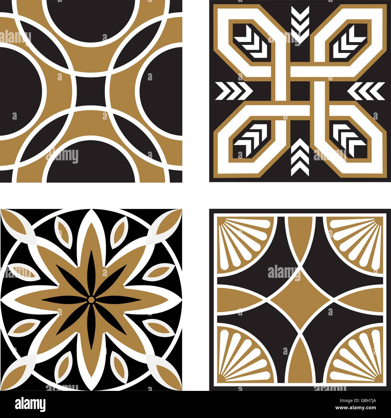 Vintage Ornamental Patterns Stock Vector Image & Art - Alamy