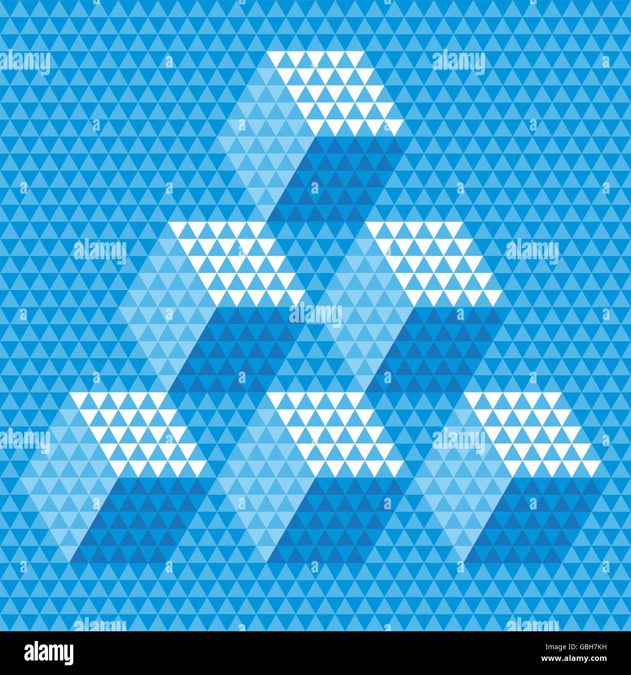 Abstract Vector Geometric Cube and Triangle Background Stock Vector ...