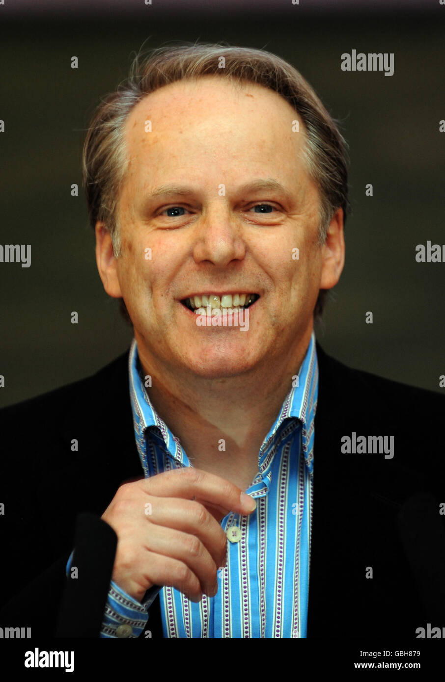 Award winning animator Nick Park speaks to the media as he launches the ...