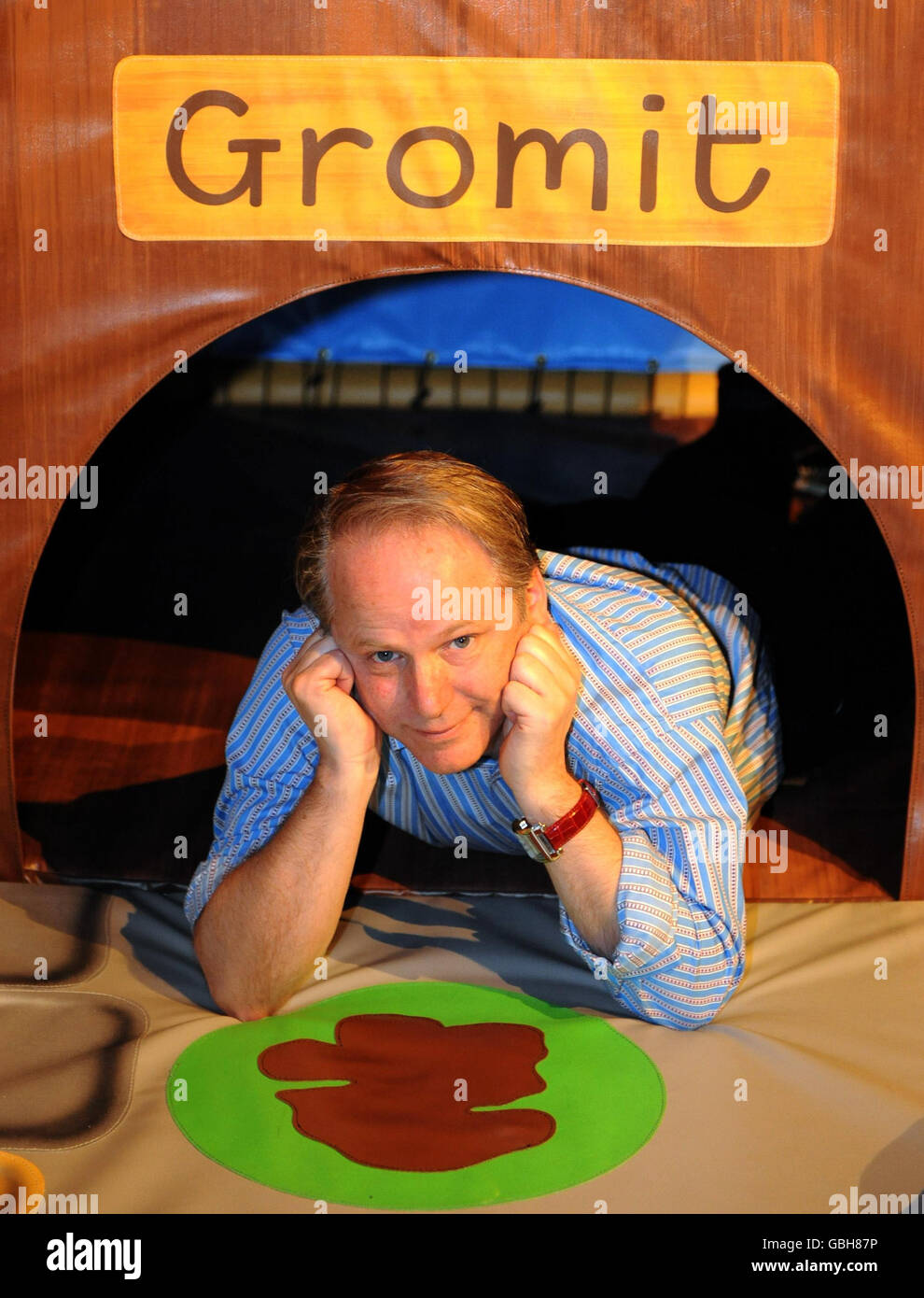 Award winning animator Nick Park poses for media as he launches the new ...