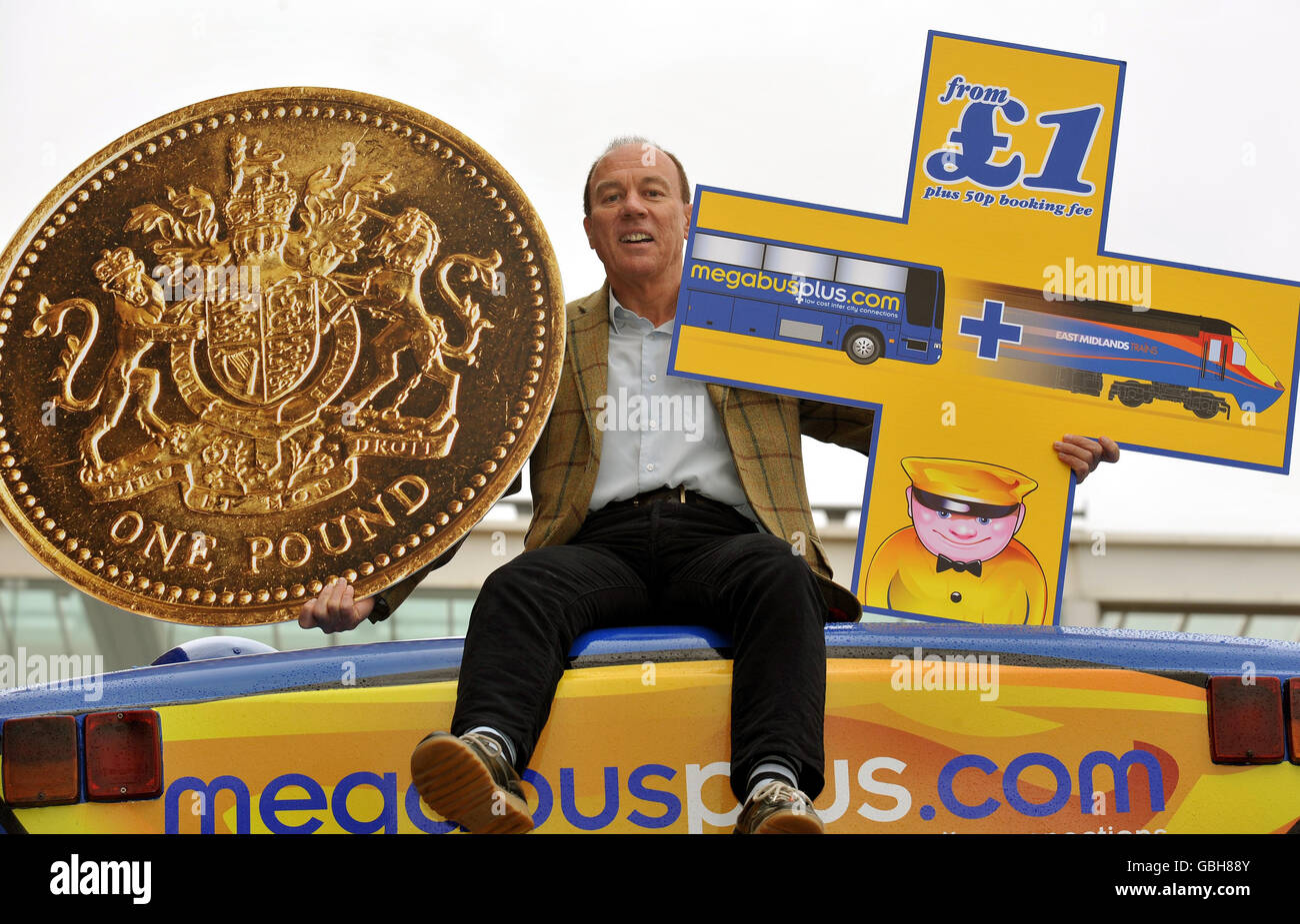 Brian Souter, the Stagecoach group Chief Executive, sits on top of a ...