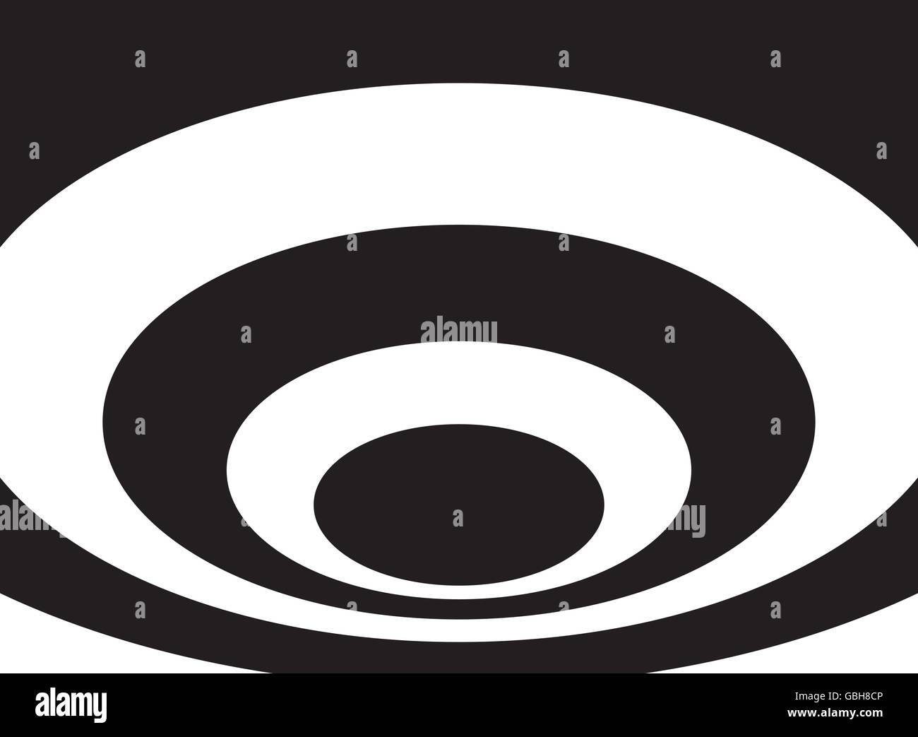 Optical Art Vortex. Concentric circles Stock Vector Image & Art - Alamy