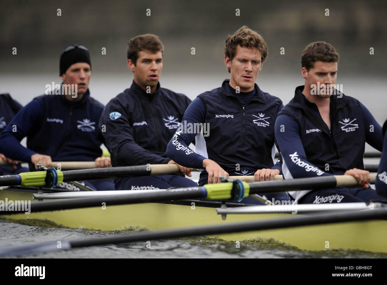 Oxford crew (from left) Alex Hearne, Ben Harrison, Sjoerd Hamburger and ...