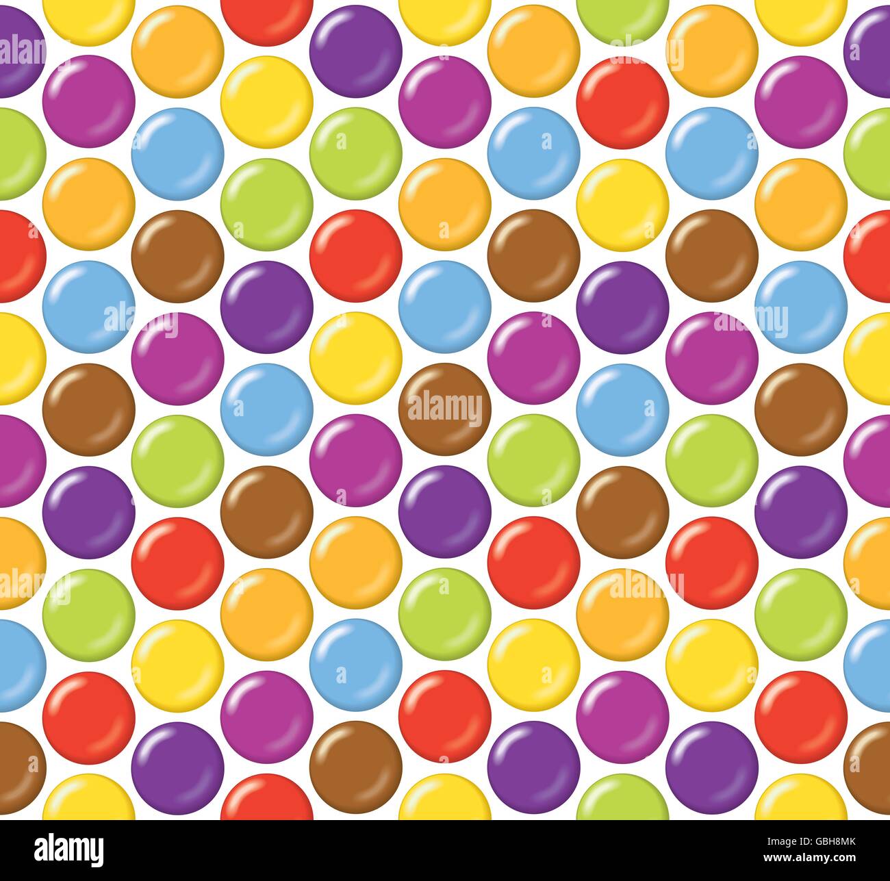 Seamless sugar-coated candy background pattern Stock Vector Image & Art ...