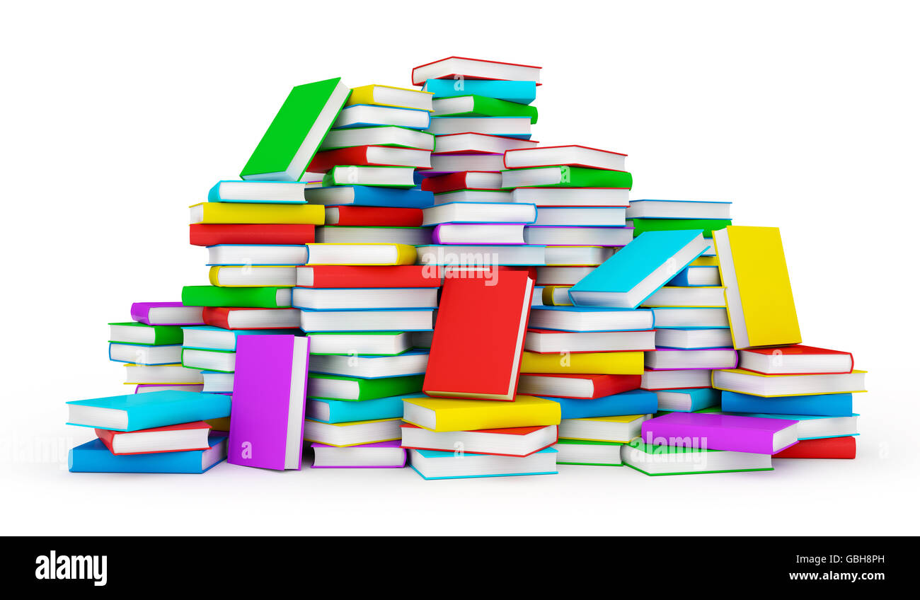 Stack of books Stock Photo - Alamy