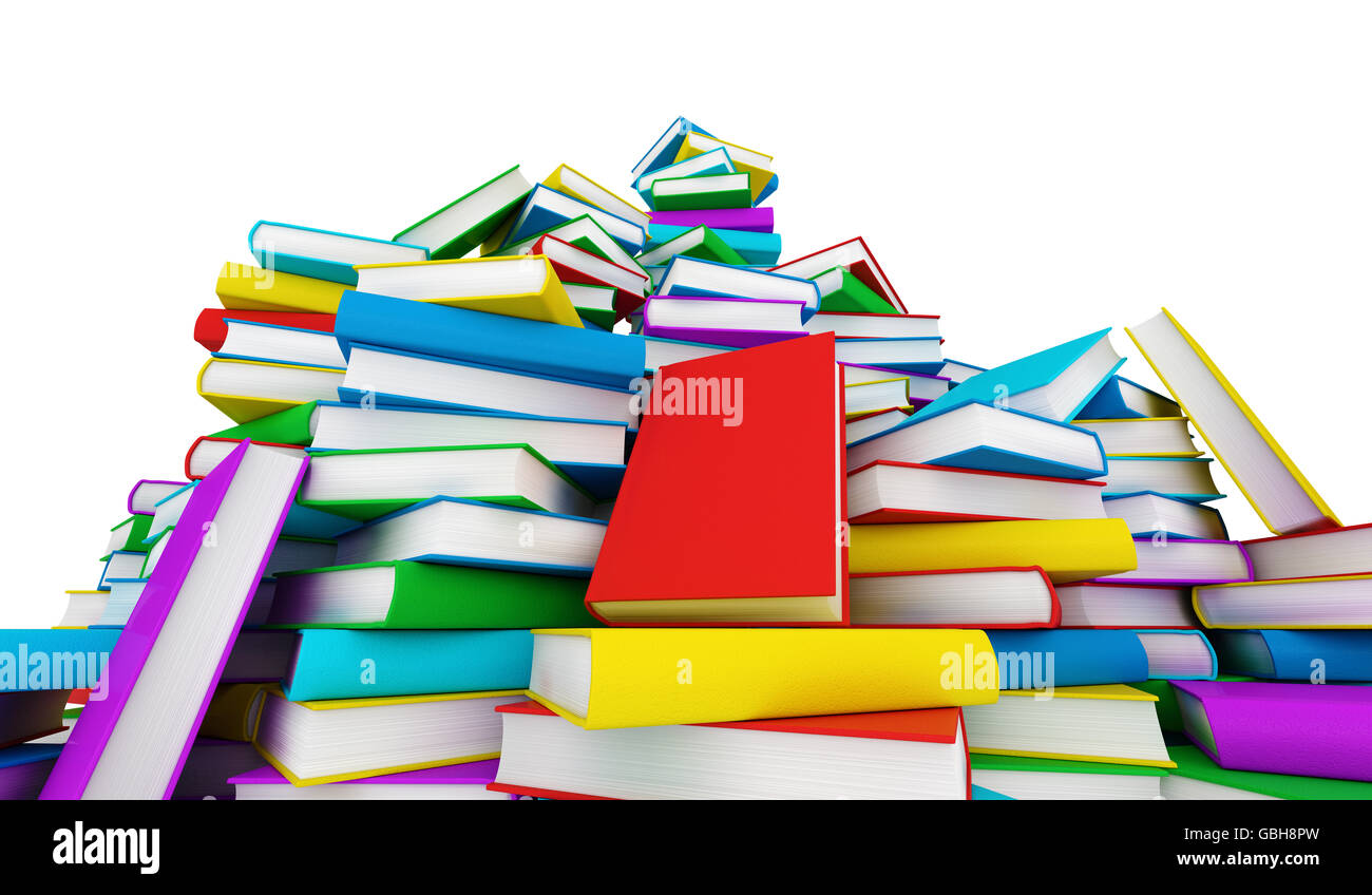 Stack of books Stock Photo - Alamy
