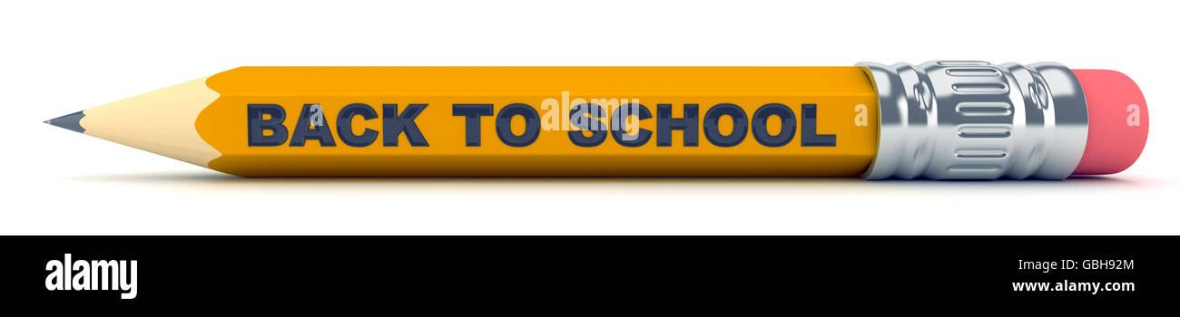 Back pencil Cut Out Stock Images & Pictures - Alamy