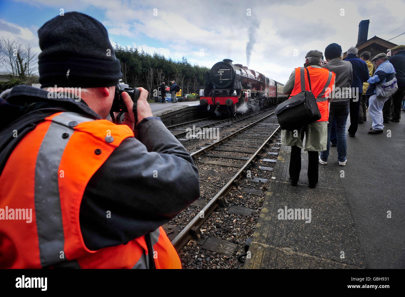 LMS 6100 Royal Scot steam engine Stock Photo - Alamy
