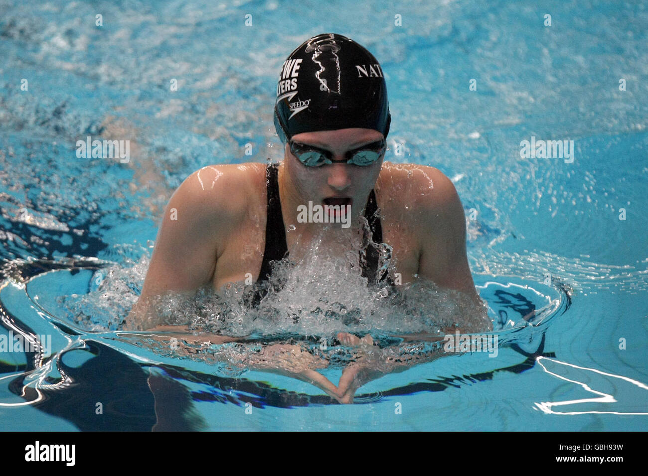 Crewe Flyers' Charlotte Bradbury in action during the Women's Open 200m ...